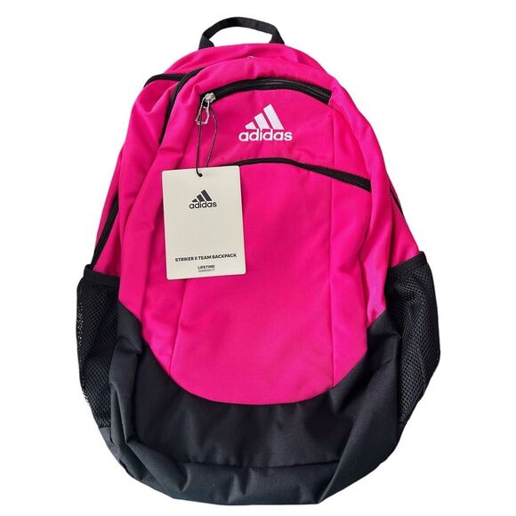 adidas | Bags | Nwt Adidas Striker Ii Team Shock Pink Backpack Laptop ...